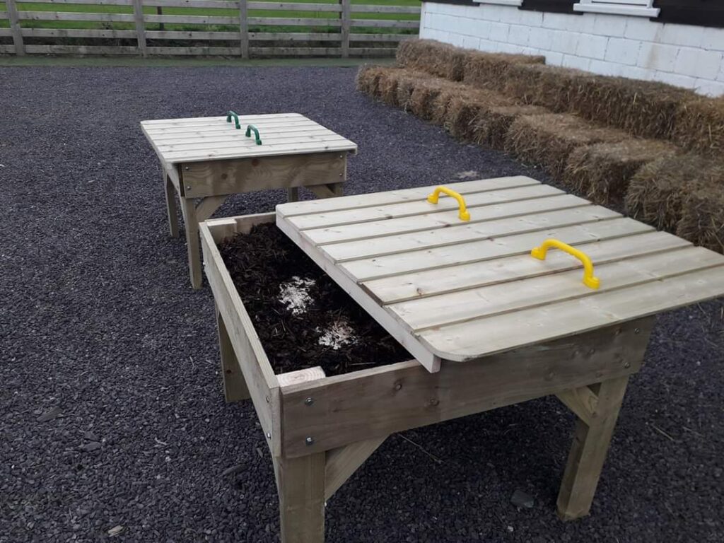 Sand/Sensory Boxes/Planting Boxes – Just4kidz playsets